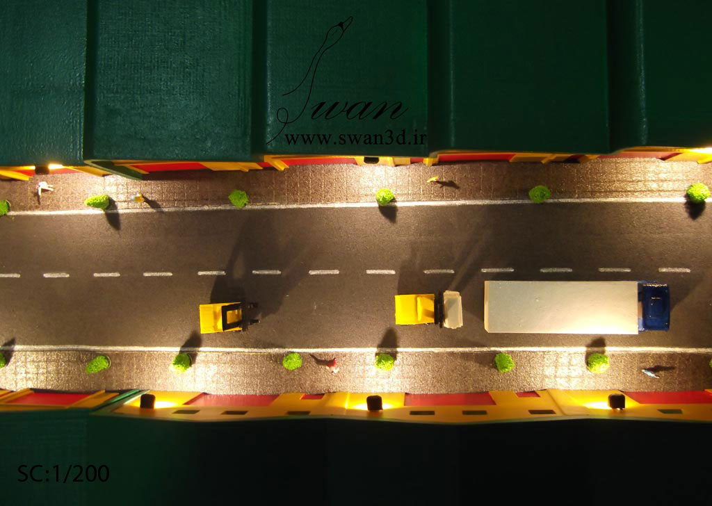 ماکت شهرک صنعتی آرا چوب